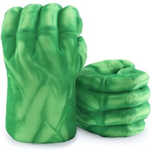 neexan superhero birthday party supplies pair of soft the superhero toys for kids good for halloween,christmas,cosplay (1 pair light green)