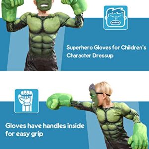 neexan Superhero Birthday Party Supplies pair of Soft The Superhero Toys For Kids Good For Halloween,Christmas,Cosplay (1 Pair Light Green)