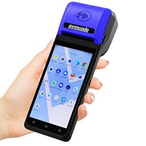 pos pda receipt printer 58mm thermal printer with android 8.0 os 5.5" inch touch screen.scan 1d/2d/qr barcodes. support 4g:fdd-lte,td-lte 3g: wcdma 2g: gsm,gprs hot spot bluetooth.3gb ram +16gb rom