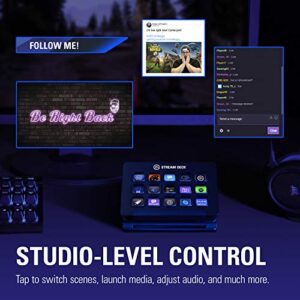 Elgato Stream Deck Classic - Live production controller with 15 customizable LCD keys and adjustable stand, trigger actions in OBS Studio, Streamlabs, Twitch, YouTube and more, works with PC/Mac