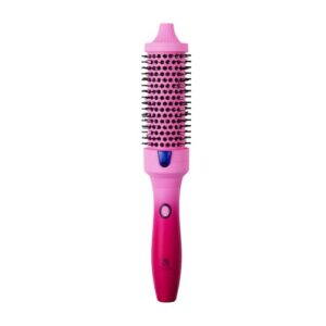 calista fauxblo thermal brush, professional styling brush, burn-free soft bristles, ionic and ceramic technology (1.5, raspberry ice)