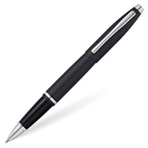 cross calais refillable gel ink rollerball pen, medium rollerball, includes premium gift box - matte black