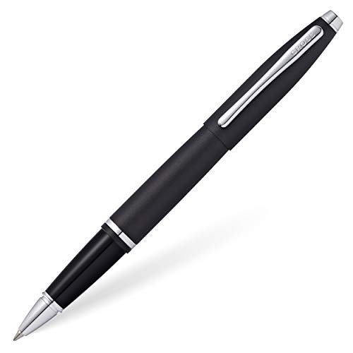 Cross Calais Refillable Gel Ink Rollerball Pen, Medium Rollerball, Includes Premium Gift Box - Matte Black