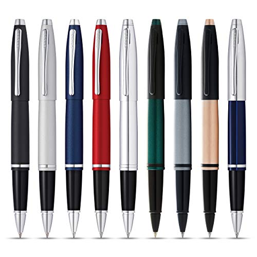 Cross Calais Refillable Gel Ink Rollerball Pen, Medium Rollerball, Includes Premium Gift Box - Matte Black