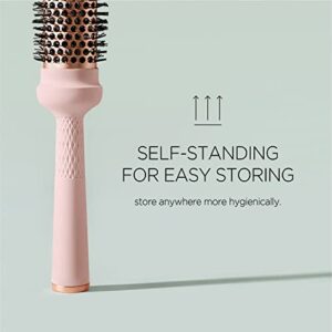 F3 Systems Magic Curling Thermal Brush(1.3 Inch), Cut Drying Time,Self-Standing Round Brush, Great Blowout, Ceramic Coated Barrel, Quick Styling Brush,Blowout Volume,Ionic Thermal Barrel, Wave Styler