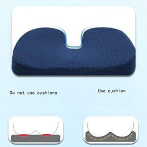 Odekai Comfort Seat Cushion Pillow for Office Chair - Butt, Tailbone, Back, Coccyx, Sciatica Memory Foam Cushions - Tailbone Cushion for Office Chair Car Seat