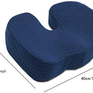 Odekai Comfort Seat Cushion Pillow for Office Chair - Butt, Tailbone, Back, Coccyx, Sciatica Memory Foam Cushions - Tailbone Cushion for Office Chair Car Seat