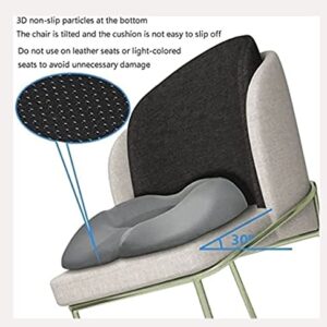 BUZZNN Seat Cushion for Office Chair, Office Chair Cushion, Car Seat Cushion, Ergonomic Design, Memory Foam Coccyx Cushion Pads for Tailbone Pain, Sciatica Relief Pillow