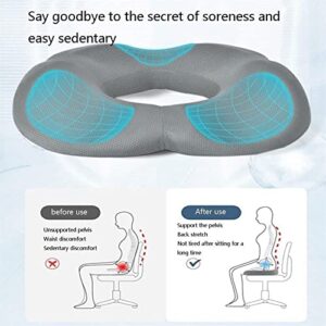 BUZZNN Seat Cushion for Office Chair, Office Chair Cushion, Car Seat Cushion, Ergonomic Design, Memory Foam Coccyx Cushion Pads for Tailbone Pain, Sciatica Relief Pillow