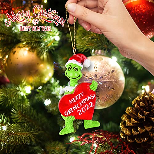 Christmas Ornaments 2022, Mini Hanging Ornaments Cartoon Characters, Christmas Tree Decorations Hanging Ornaments Gift for Families & Friends