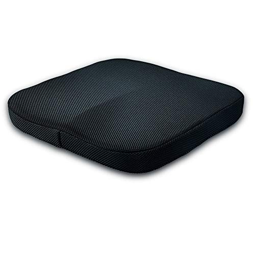 BAUBUY Cojín de Asiento Comfort Wheelchair Seat Cushion Ergonomic Multifunctional Portable Washable Pad Anti Slip for Adults for Pressure Relief