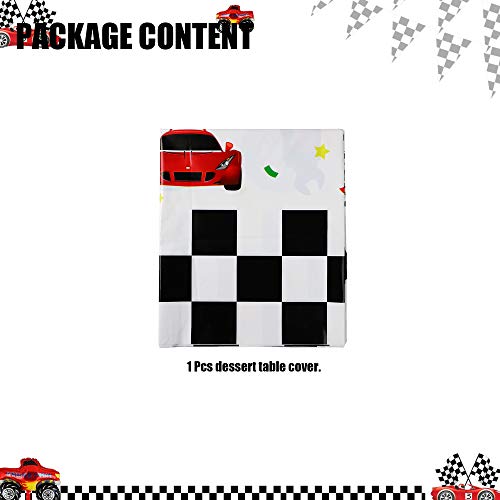 GGDE 1 Pcs Racing Car Theme Party Plastic Table Cover Boys Birthday Party Decorations Supplies