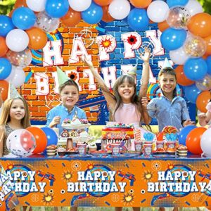 Dart Battle Birthday Party Decorations dart battle Party Supplies Include Gun Theme Backdrop,Dart Tablecloth Balloons Kit Cups Plates Napkins Tableware Set for Kids Birthday Party Supplies Party Favor