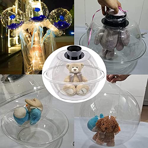 oiakus Balloon Stuffing Machine, DIY Balloon Filler Tool, Balloon Stuffer Wrapping Machine for Stuffing Filling Plush Toys Balloon Bouquets Wedding Christmas Birthday Party