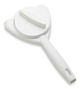 kuhn rikon strain-free gripper opener for jars and bottles, 10 x 5 x 2.25 inches, white