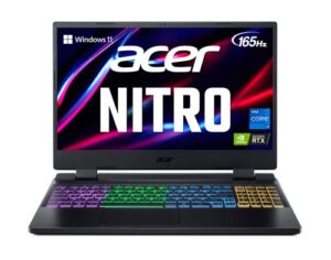 acer nitro 5 an515-58-7583 gaming laptop | intel core i7-12700h | nvidia geforce rtx 3070 ti laptop gpu | 15.6" qhd 165hz 3ms ips display | 16gb ddr4 | 2tb ssd in raid 0 | killer wifi 6 | rgb keyboard