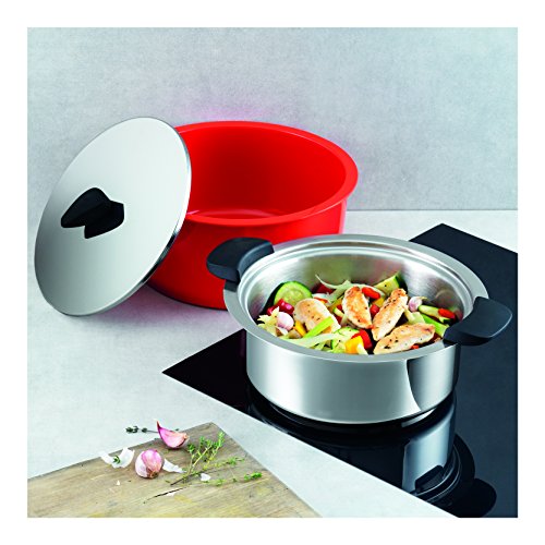 Kuhn Rikon 3-Quart Hotpan Casserole, Red