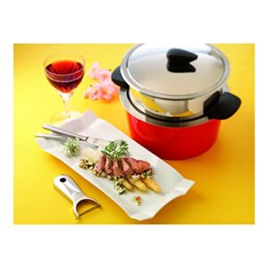 Kuhn Rikon 3-Quart Hotpan Casserole, Red