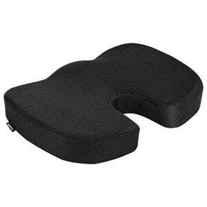 amazon basics memory foam seat cushion for office chair