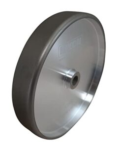 rikon pro series 82-5600r cbn grinding wheel 600 grit 8 inch wheel 1-1/2 inch wide with radius to sharpen high speed steel cutting tools for your woodworking lathe