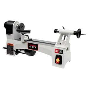 jet jwl-1015, 10" x 15" wood lathe, variable speed, 1/2hp, 1ph 115v (719100)