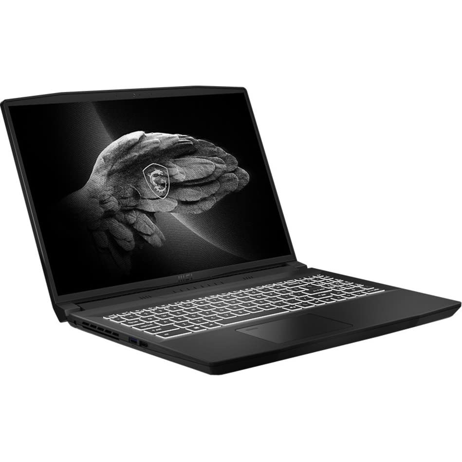 MSI Creator M16 16" Content CreaTion Laptop: Intel Core i7-12650H RTX 3050 Ti 16GB 512GB NVMe SSD, QHD+ 16:10 60Hz 100% DCI-P3, 180-Degree Lay-Flat, Cooler Boost Trinity+, Win 11 Pro: Black A12UD-266