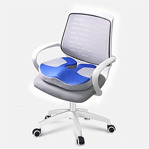 gyp Seat Cushion, Memory Foam Tailbone Cushion Thicken Coccyx Cushion Ergonomics Cushion Chair Pad for Pain Relief, Sciatica Orthopedic Seat Cushion (Color : D)