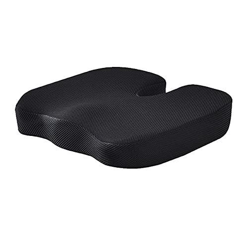 JTYX Coccyx Cushion Memory Foam Orthopedic Seat Cushion for Office Chair, Car Seat & Wheelchair - Sciatica Cushion Ergonomic Posture Seat Pads