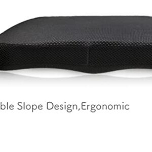 NNAA Orthopedic Cushion Ergonomic Chair Pad Memory Foam Seat Cushion Tailbone Sciatica Back Pain Relief Comfort Office Chair Car Seat Cushion Non-Slip style2