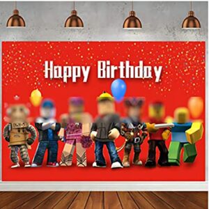 Robot Themed Birthday Party Supplies Vinyl Robot Backdrop Photography Tapestry Perfect Party Decoration for Boys and Girls 5x3ft