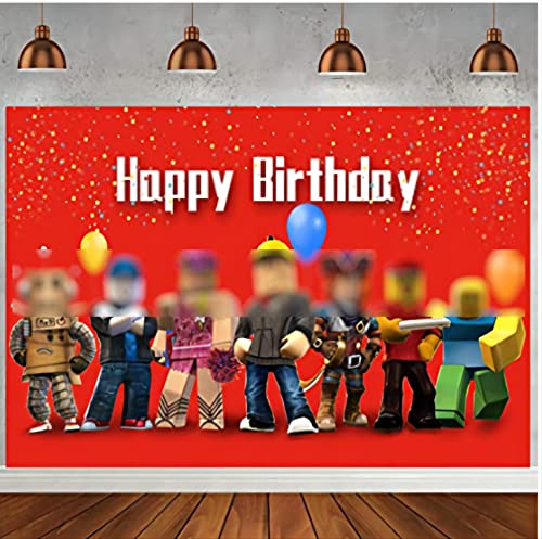 Robot Themed Birthday Party Supplies Vinyl Robot Backdrop Photography Tapestry Perfect Party Decoration for Boys and Girls 5x3ft