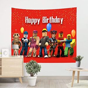 Robot Themed Birthday Party Supplies Vinyl Robot Backdrop Photography Tapestry Perfect Party Decoration for Boys and Girls 5x3ft