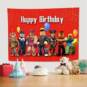 Robot Themed Birthday Party Supplies Vinyl Robot Backdrop Photography Tapestry Perfect Party Decoration for Boys and Girls 5x3ft