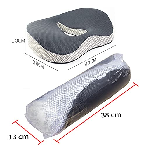 gyp Seat Cushion, Simplicity Tailbone Cushion Memory Foam Rebound Coccyx Cushion Ergonomic Posture Seat Pads Cushion Chair Pad Orthopedic Seat Cushion