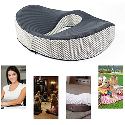 gyp Seat Cushion, Simplicity Tailbone Cushion Memory Foam Rebound Coccyx Cushion Ergonomic Posture Seat Pads Cushion Chair Pad Orthopedic Seat Cushion