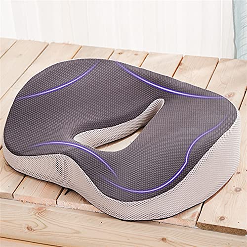 gyp Seat Cushion, Simplicity Tailbone Cushion Memory Foam Rebound Coccyx Cushion Ergonomic Posture Seat Pads Cushion Chair Pad Orthopedic Seat Cushion