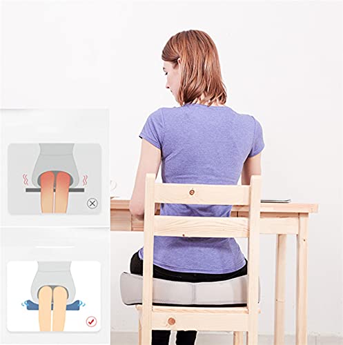 gyp Seat Cushion, Simplicity Tailbone Cushion Memory Foam Rebound Coccyx Cushion Ergonomic Posture Seat Pads Cushion Chair Pad Orthopedic Seat Cushion