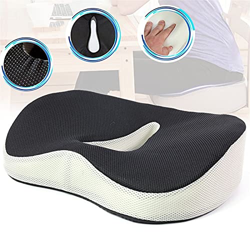 gyp Seat Cushion, Simplicity Tailbone Cushion Memory Foam Rebound Coccyx Cushion Ergonomic Posture Seat Pads Cushion Chair Pad Orthopedic Seat Cushion