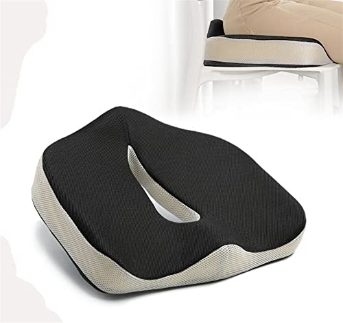 BUZZNN Seat Cushion for Office Chair, Desk Chair Car Seat Cushion for Tailbone Pain, Ergonomic Memory Foam Coccyx Seat Cushion for Sciatica, Back Pain Relief