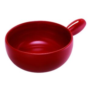 kuhn rikon fondue pot classic 8.66in in red, 8.66"