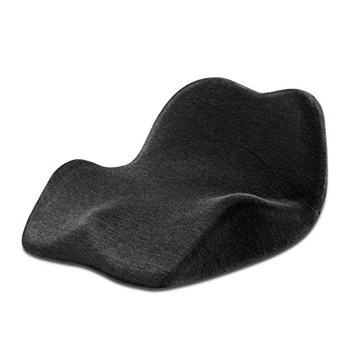 NNAA Office Chair Cushion Ergonomic Chair Pad Memory Foam Seat Cushion Back Cushion Orthopedic Coccyx Spine Mat Relieve Pressure Pad Slow Rebound Chair DeepGrey