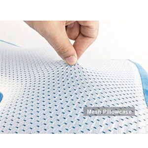 gyp Seat Cushion, Summer Tailbone Cushion Gel Cushion Breathable Coccyx Cushion Ergonomic Posture Seat Pads Cushion Chair Pad Orthopedic Seat Cushion (Color : A)