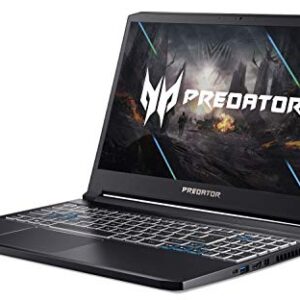 Acer Predator Triton 300 Gaming Laptop, Intel i7-10750H, NVIDIA GeForce RTX 2060, 15.6" Full HD IPS 144Hz 3ms IPS Display, 16GB Dual-Channel DDR4, 1TB NVMe SSD, WiFi 6, RGB Backlit KB, PT315-52-78W1