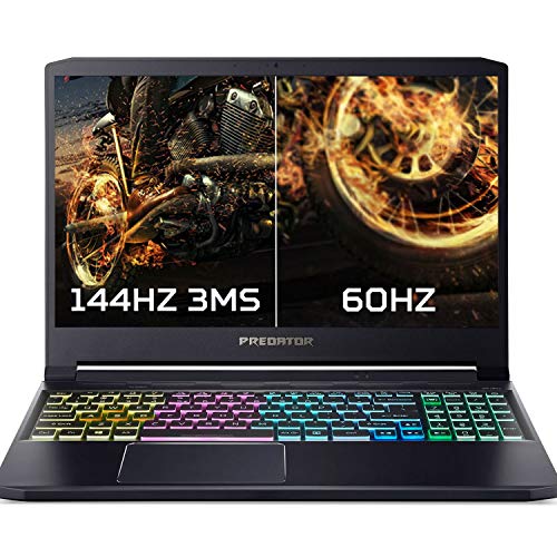 Acer Predator Triton 300 Gaming Laptop, Intel i7-10750H, NVIDIA GeForce RTX 2060, 15.6" Full HD IPS 144Hz 3ms IPS Display, 16GB Dual-Channel DDR4, 1TB NVMe SSD, WiFi 6, RGB Backlit KB, PT315-52-78W1