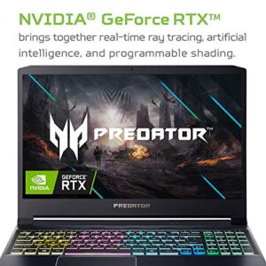 Acer Predator Triton 300 Gaming Laptop, Intel i7-10750H, NVIDIA GeForce RTX 2060, 15.6" Full HD IPS 144Hz 3ms IPS Display, 16GB Dual-Channel DDR4, 1TB NVMe SSD, WiFi 6, RGB Backlit KB, PT315-52-78W1