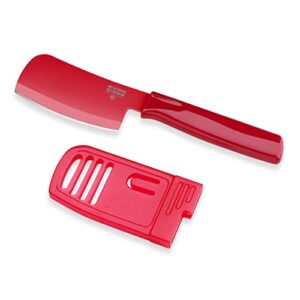 kuhn rikon mini prep knife, red