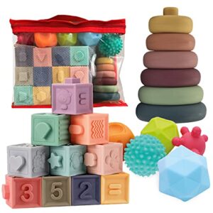 naturals infinity montessori toys for babies | 3 in 1 soft baby toys set | baby toys 6 to 12 months | sensory toys for toddlers 1-3 | toys for babies 0-6 months | learning toys