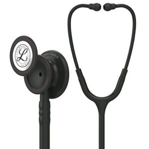 3m littmann classic iii monitoring stethoscope, black edition chestpiece, black tube, 27 inch, 5803