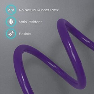 Clairre Single Head Stethoscope for Doctors/Nurses/Nursing Students, for Medical and Home Use (Purple Tube, Without EVA Case)