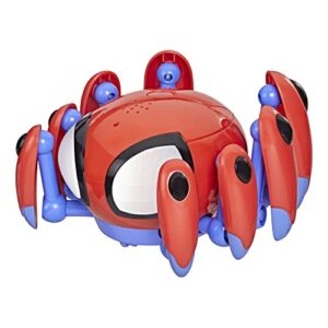 spidey and his amazing friends marvel speak and go trace-e bot, electronic spider toy, sound-activated, crawls, for kids ages 3 and up